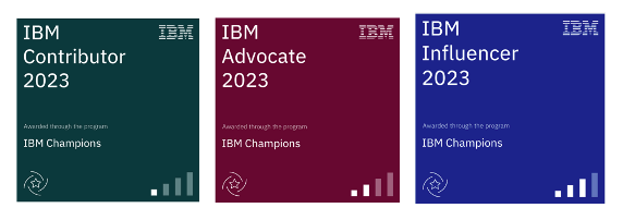 Congratulations to the first round of IBM Rising Champion Advocacy badge earners